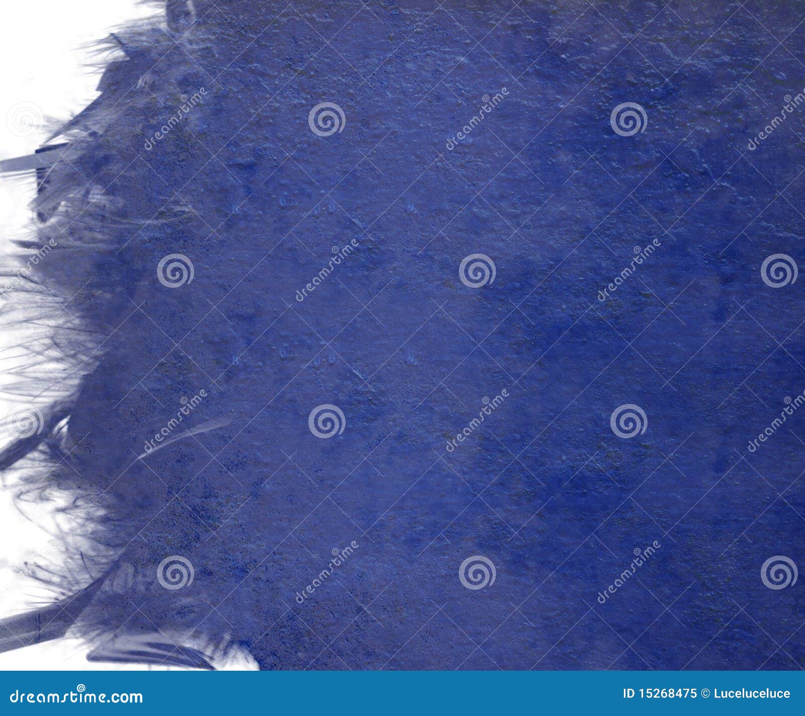 Blue Cloudy Paint With Grunge Feather Edge Stock Image - Image of edge ...