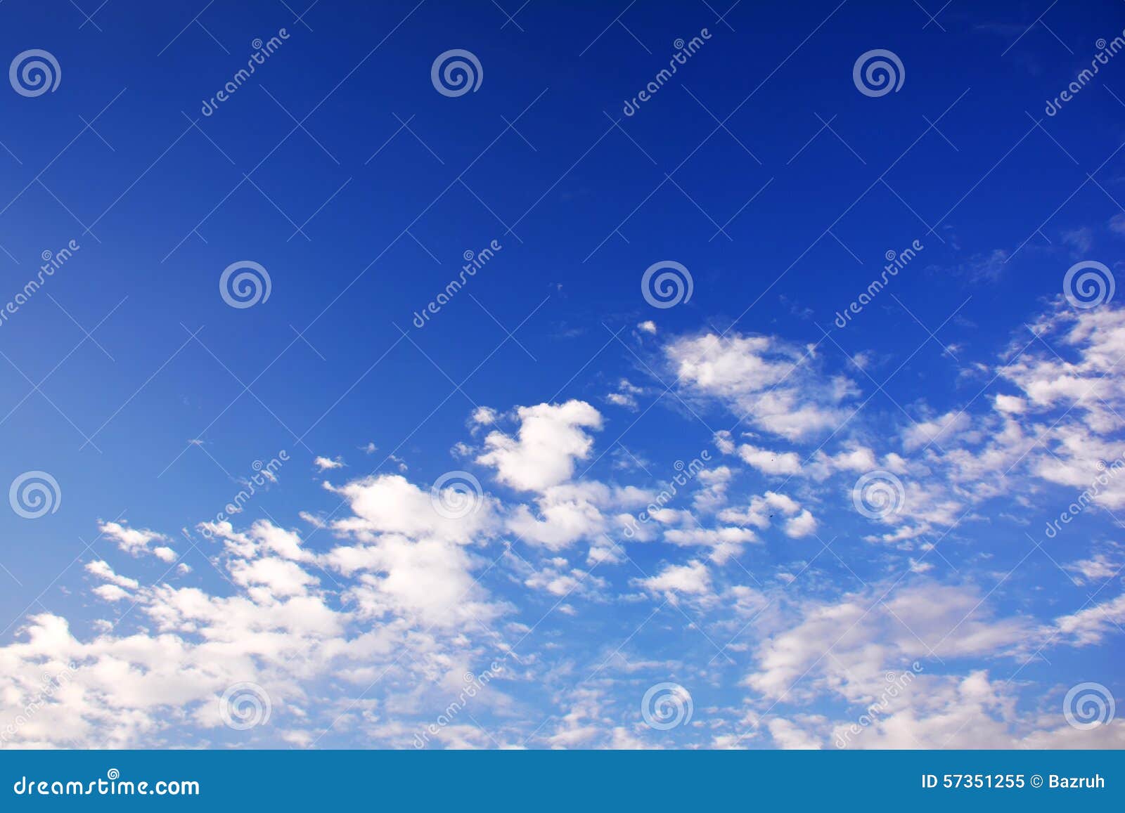 Blue Cloudy Sky, High Resolution Picture Stock Image - Image of ...