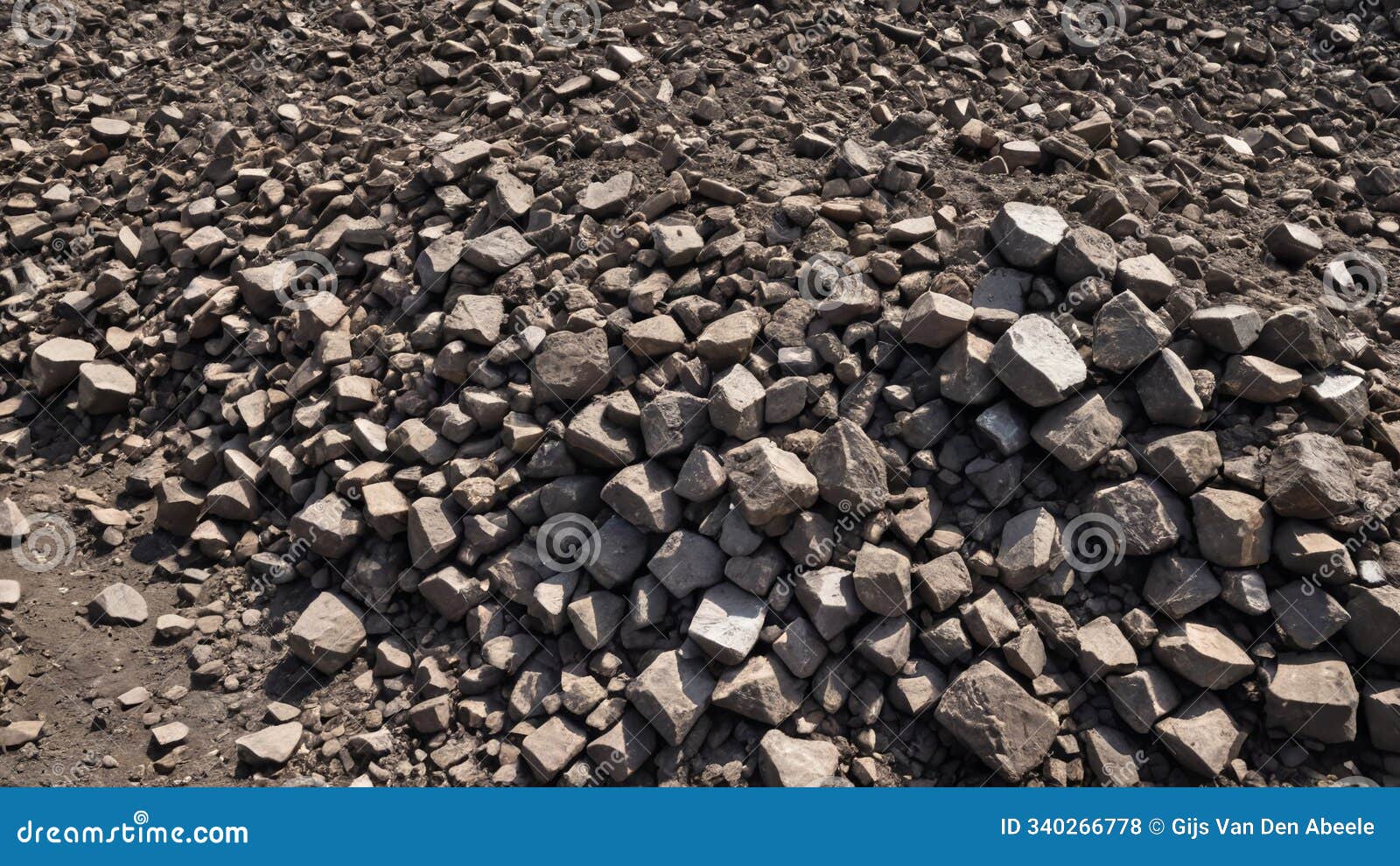 Blue Cobalt Ore Stack in Mining Site Stock Illustration - Illustration ...