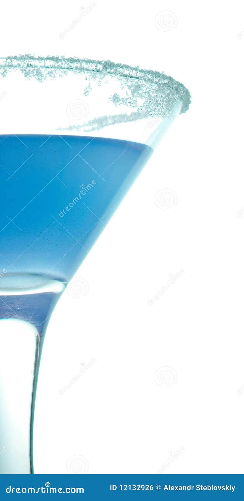 Blue cocktail stock photo. Image of isolated, juice, cocktail - 12132926