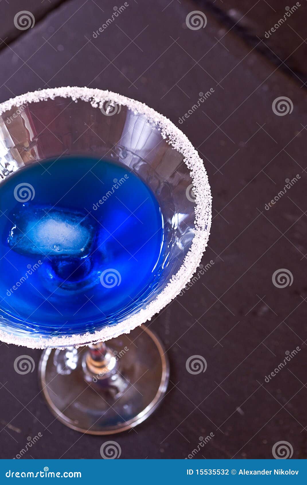 Blue cocktail stock photo. Image of translucent, full - 15535532