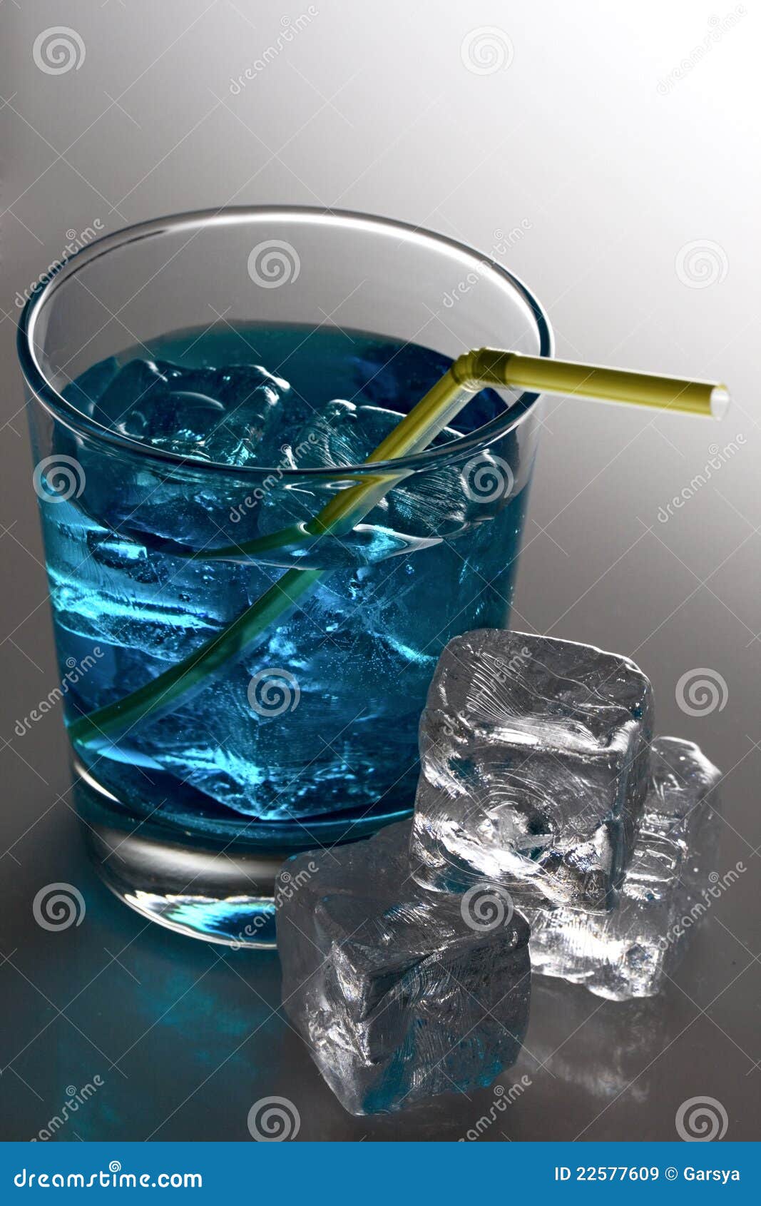 Blue cocktail stock image. Image of purity, cocktail - 22577609