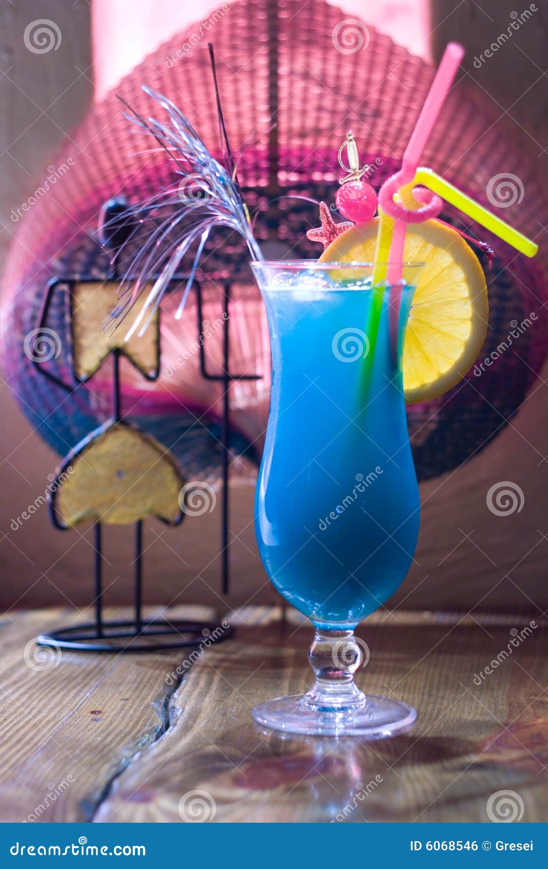 Blue cocktails stock photo. Image of blue, long, orange - 6068546