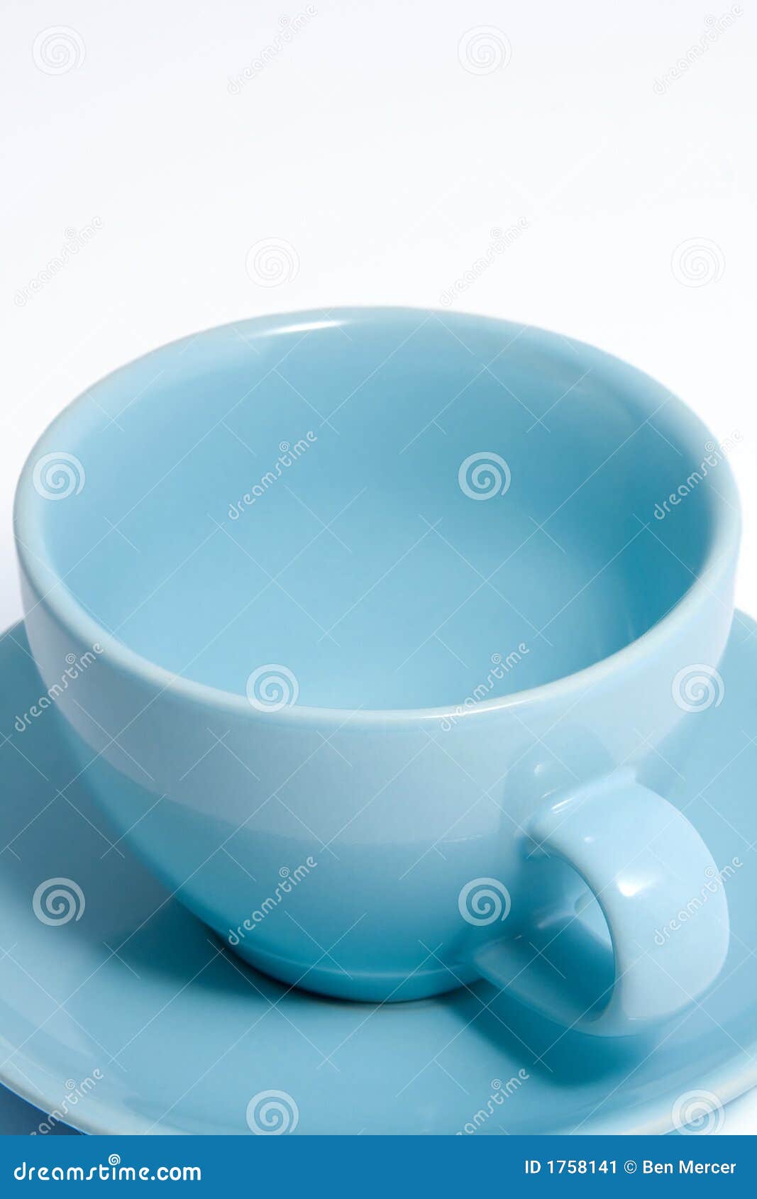 Blue Coffee Cup stock image. Image of saucer, teatime - 1758141