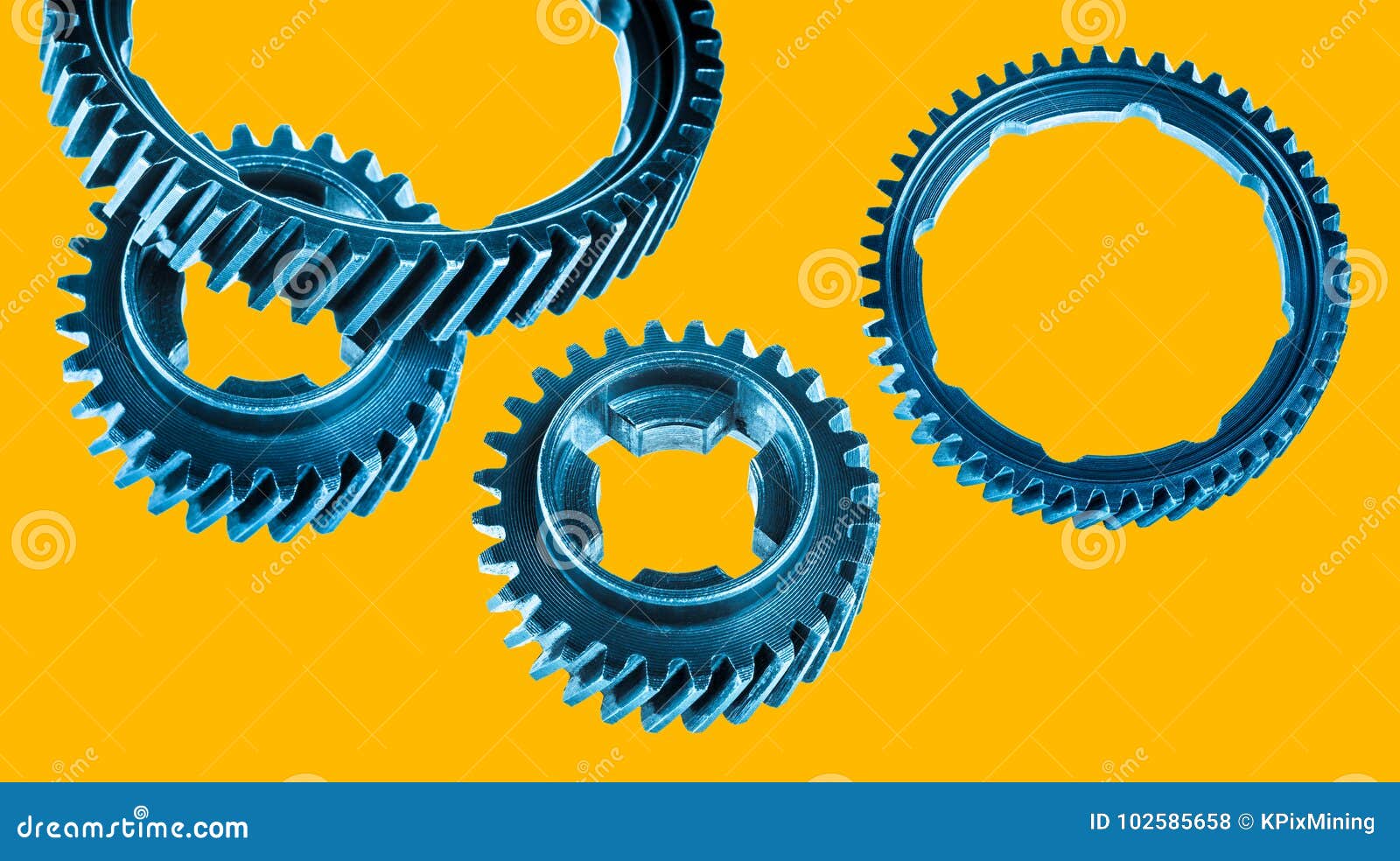 Group of Different Gearwheels Stock Photo - Image of connect, gearbox ...