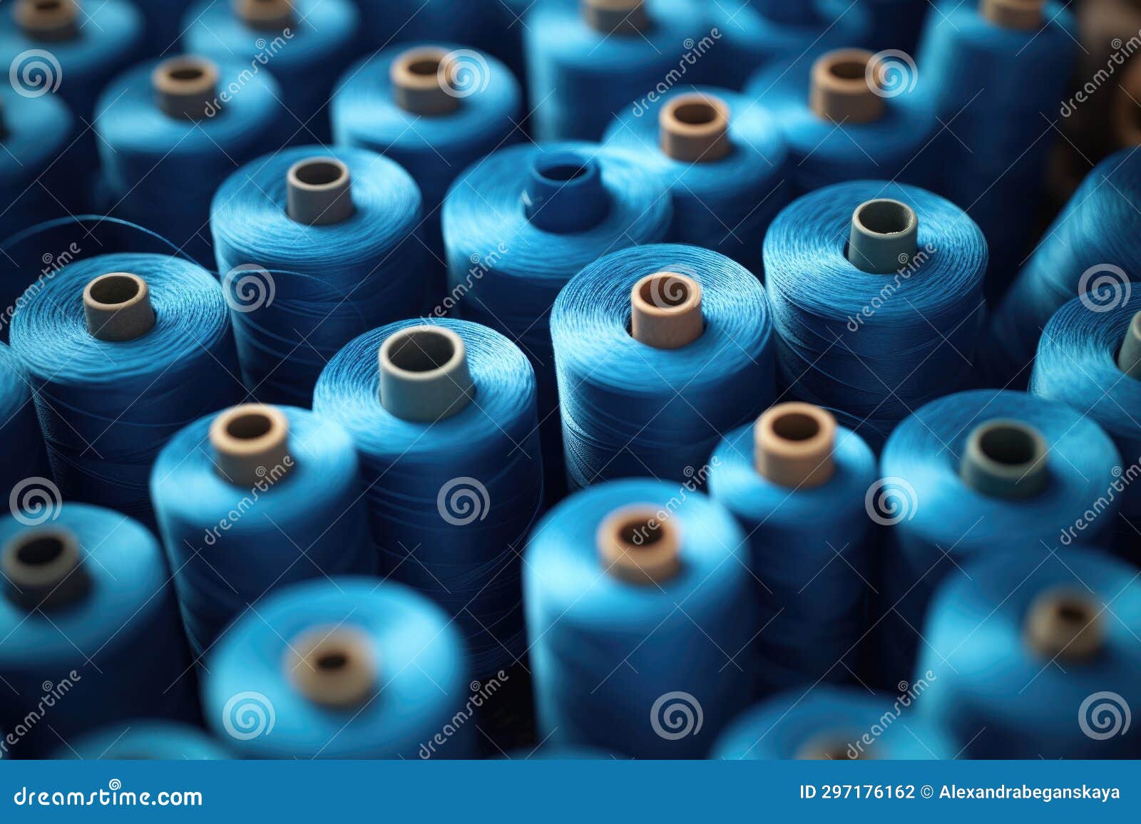 Coils With Threads Of Different Shades Of Beige Royalty-Free Stock ...