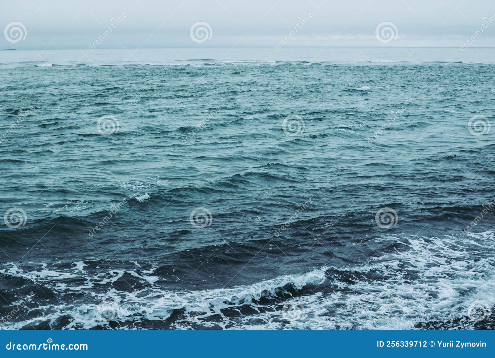 Blue Cold Water of Atlantic Ocean in Iceland Stock Photo - Image of ...