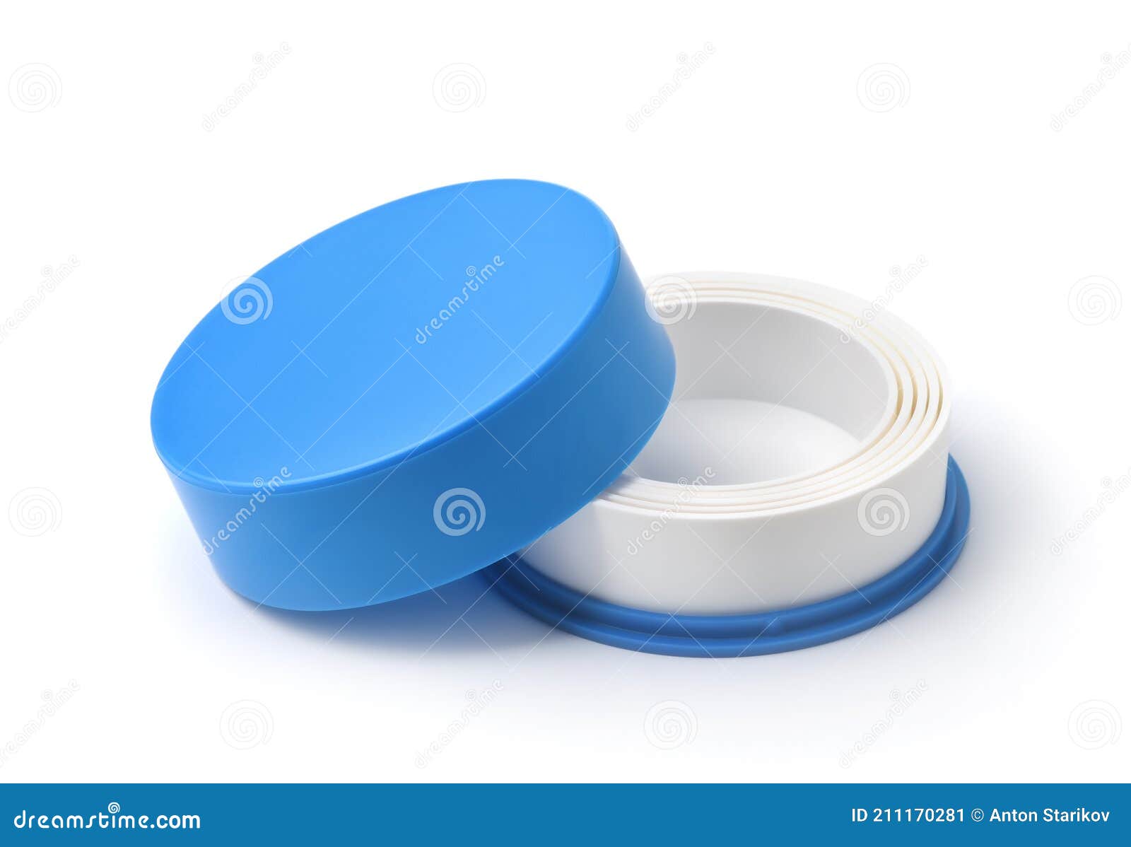 Blue Collapsible Reusable Plastic Cup Stock Image - Image of ...
