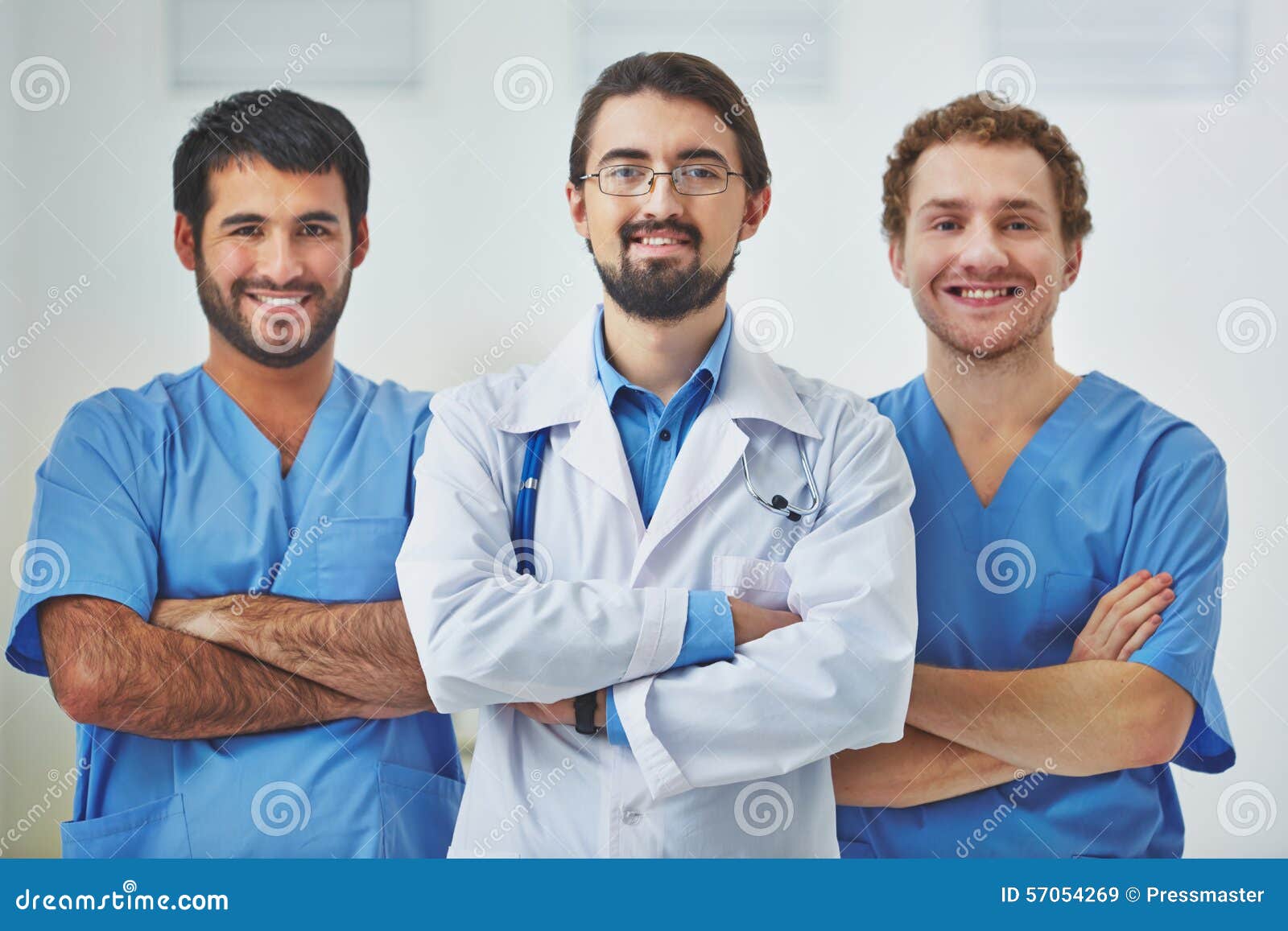 Blue collar workers stock image. Image of looking, medical - 57054269