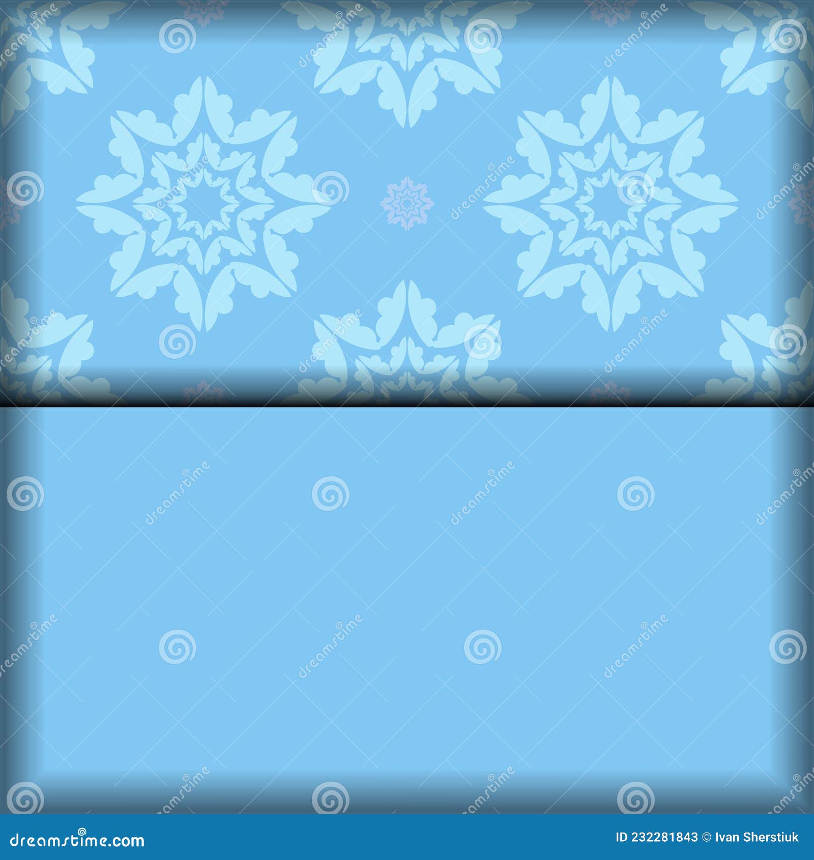 Blue Color Background with Indian White Pattern for Design Under Your ...