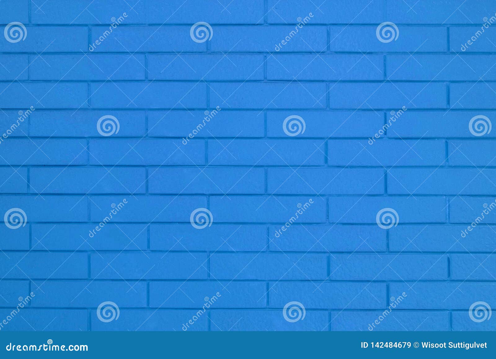 Blue Color Brick Wall Texture for Graphic Background Images Stock Image ...