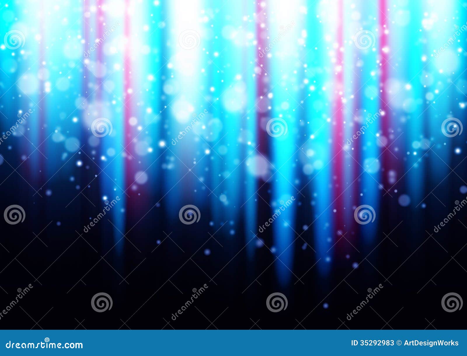 Blue Color Broken Light Background Stock Illustration - Illustration of ...