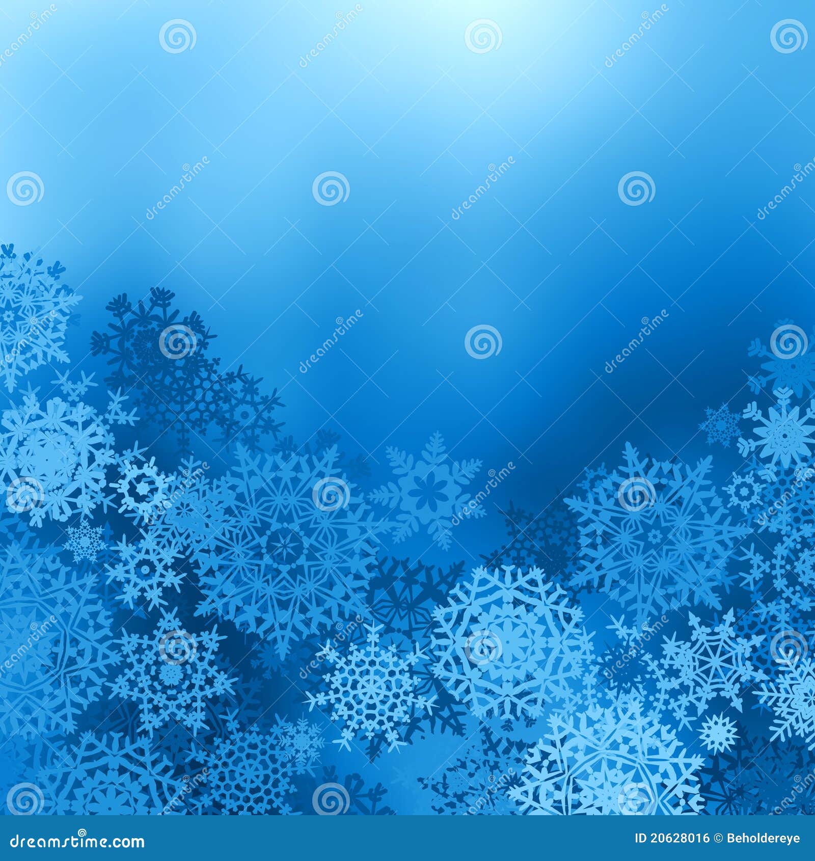 Blue Color Christmas Background. EPS 8 Stock Vector - Illustration of ...