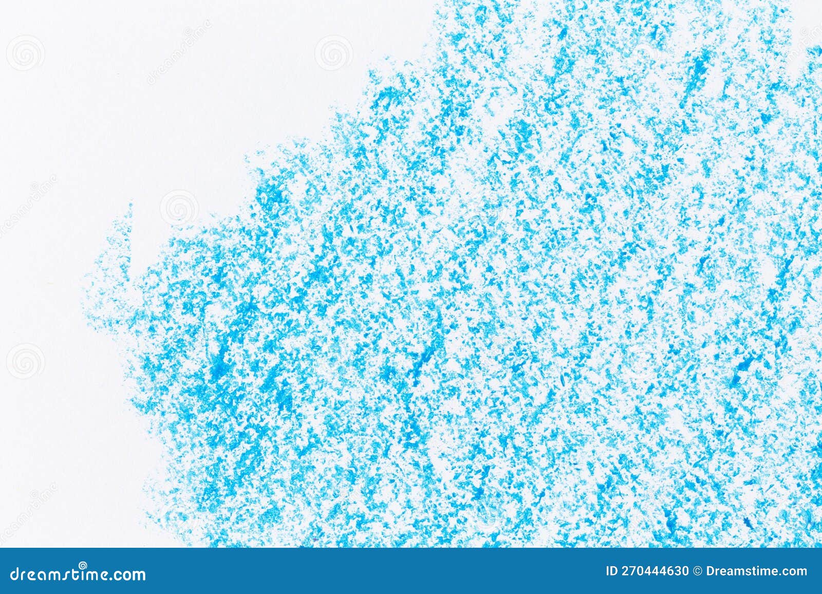 Blue Color Crayon Hand Drawing Texture Stock Photo - Image of stroke ...