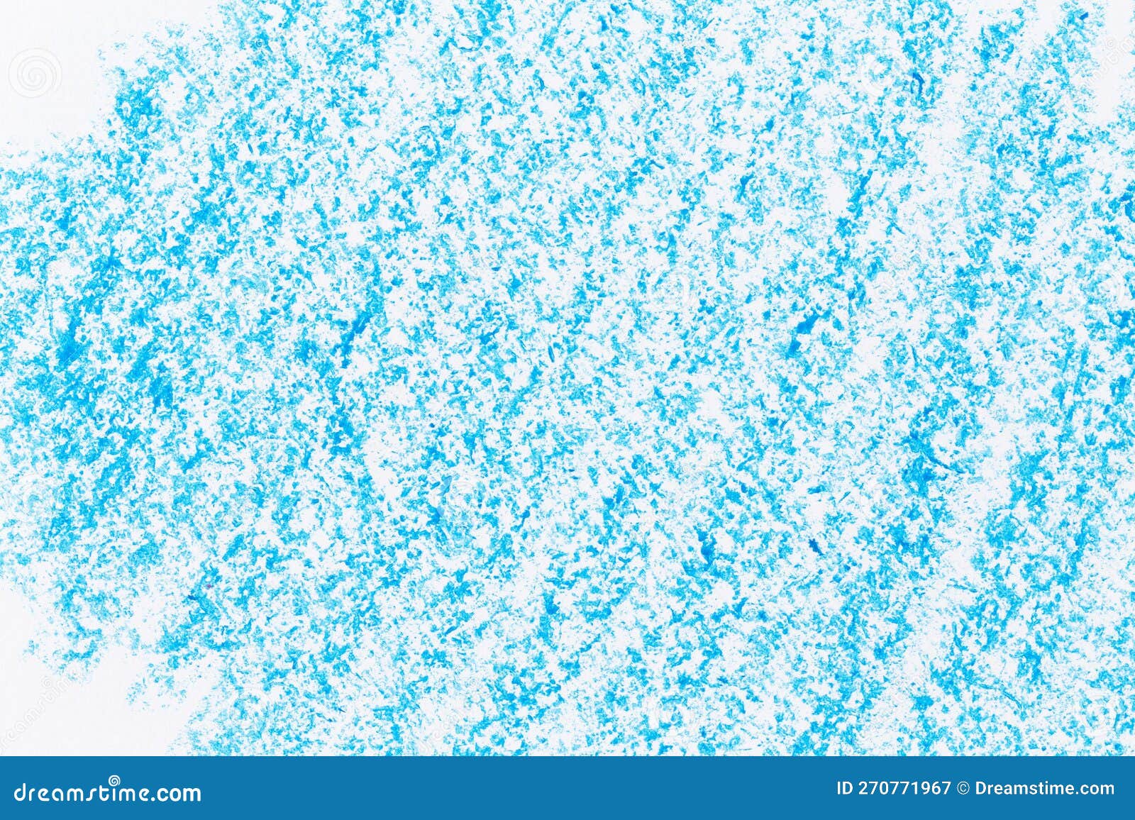 Wax Crayon Hand Drawing Blue Background Stock Photography ...