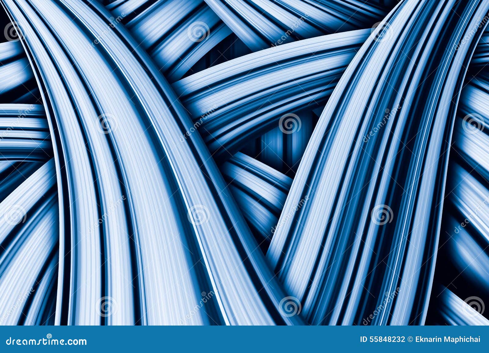 Blue color curve stock illustration. Illustration of pattern - 55848232