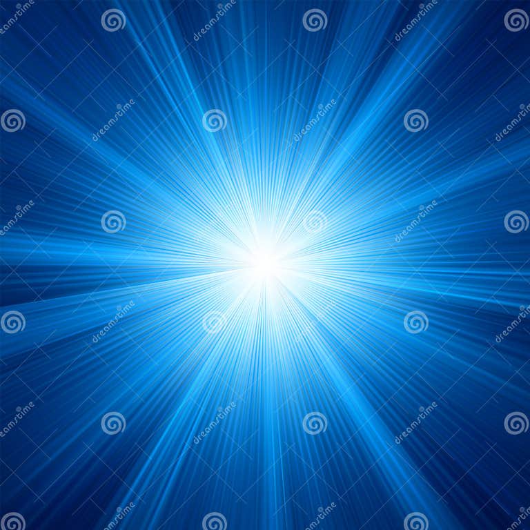 A Blue Color Design with a Burst. EPS 8 Stock Vector - Illustration of ...