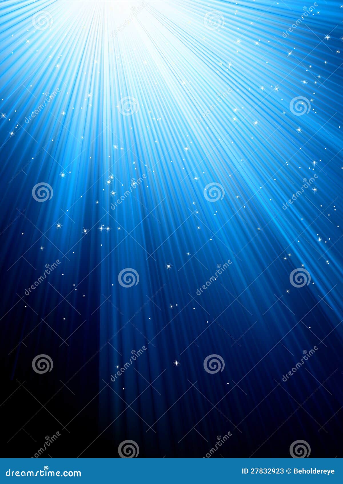 Blue Color Design with a Burst. EPS 8 Stock Vector - Illustration of ...