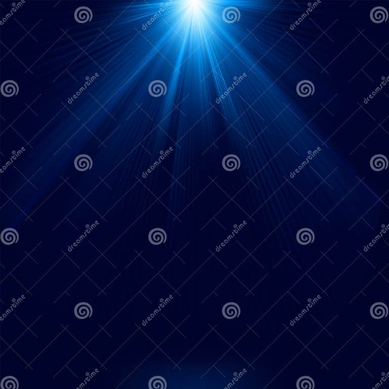 Blue Color Design with a Burst. EPS 8 Stock Vector - Illustration of ...