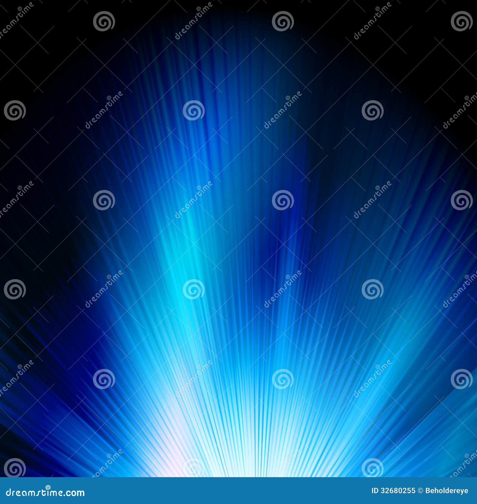 Blue Color Design with a Burst. EPS 10 Stock Vector - Illustration of ...