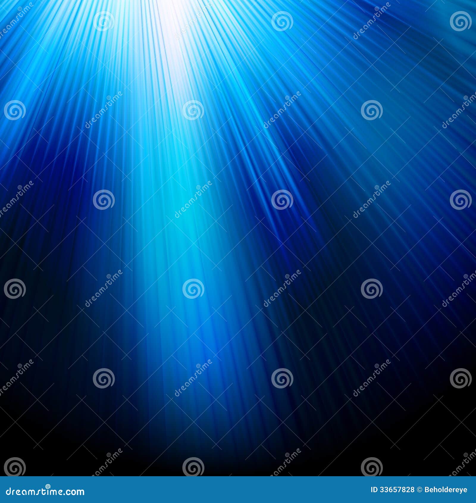 Blue Color Design with a Burst. EPS 10 Stock Vector - Illustration of ...