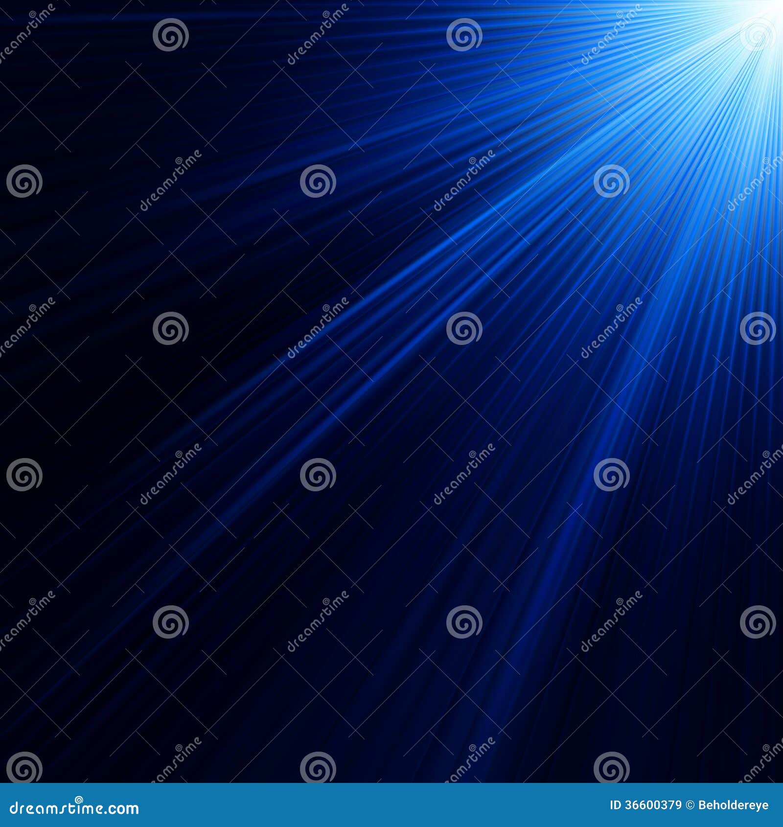 Blue Color Design with a Burst. EPS 10 Stock Vector - Illustration of ...