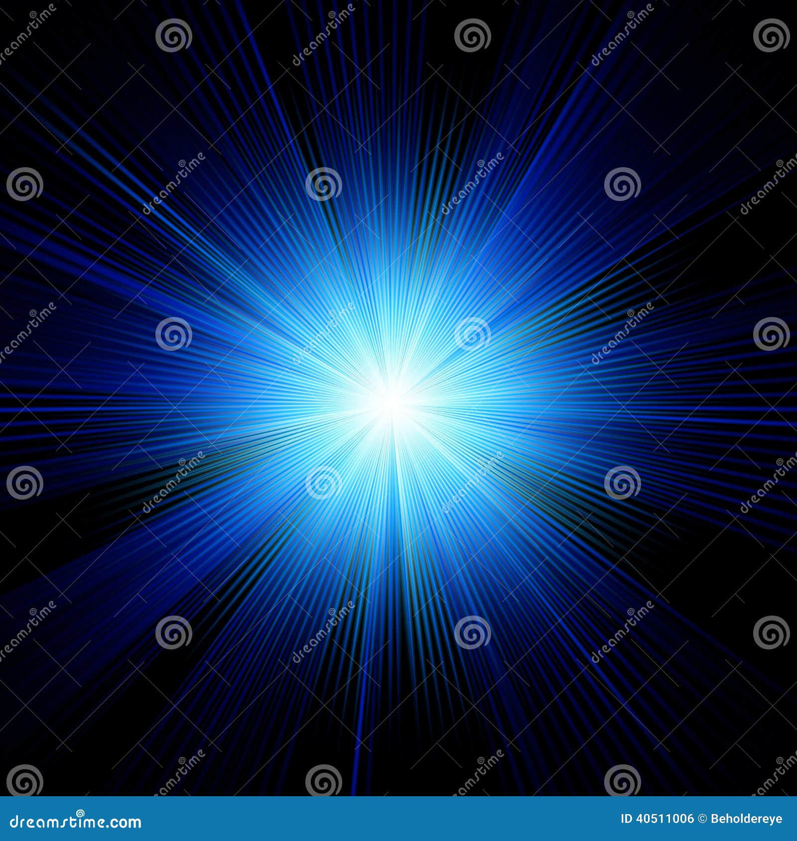 Blue Color Design with a Burst. EPS 10 Stock Vector - Illustration of ...