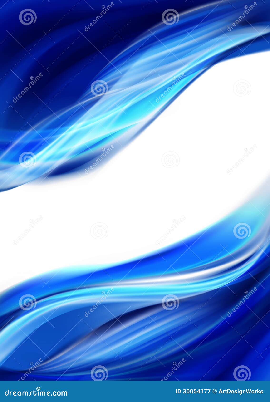 Blue dynamic background stock illustration. Illustration of blank ...