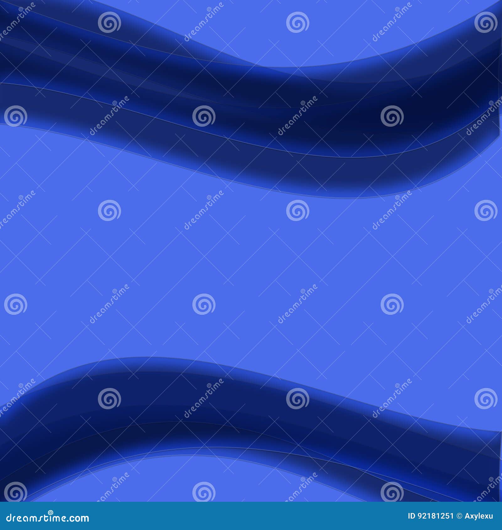 Blue Color Dynamic Lines Modern Abstract Stock Illustration ...