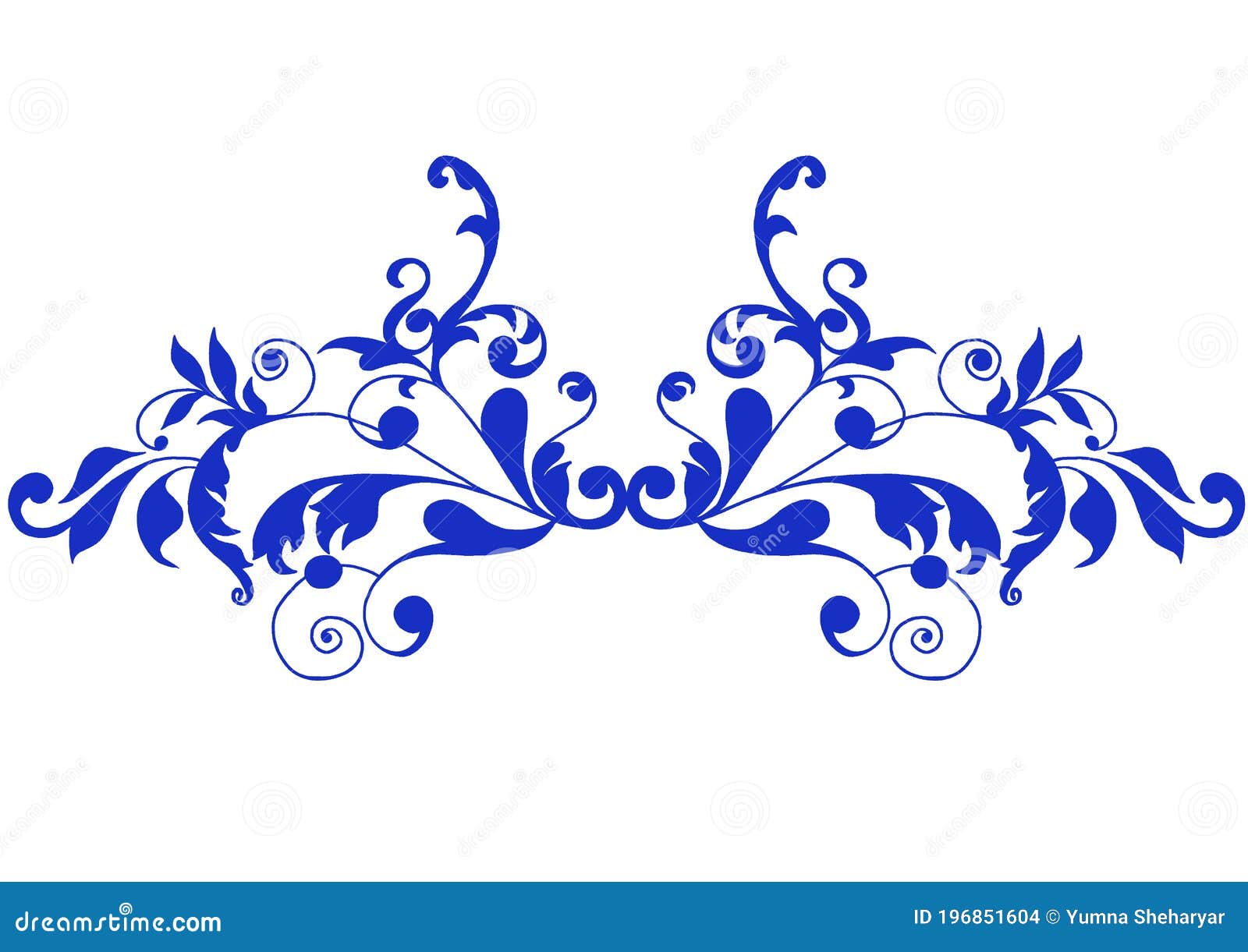 Blue Color Element of Design Stock Illustration - Illustration of ...