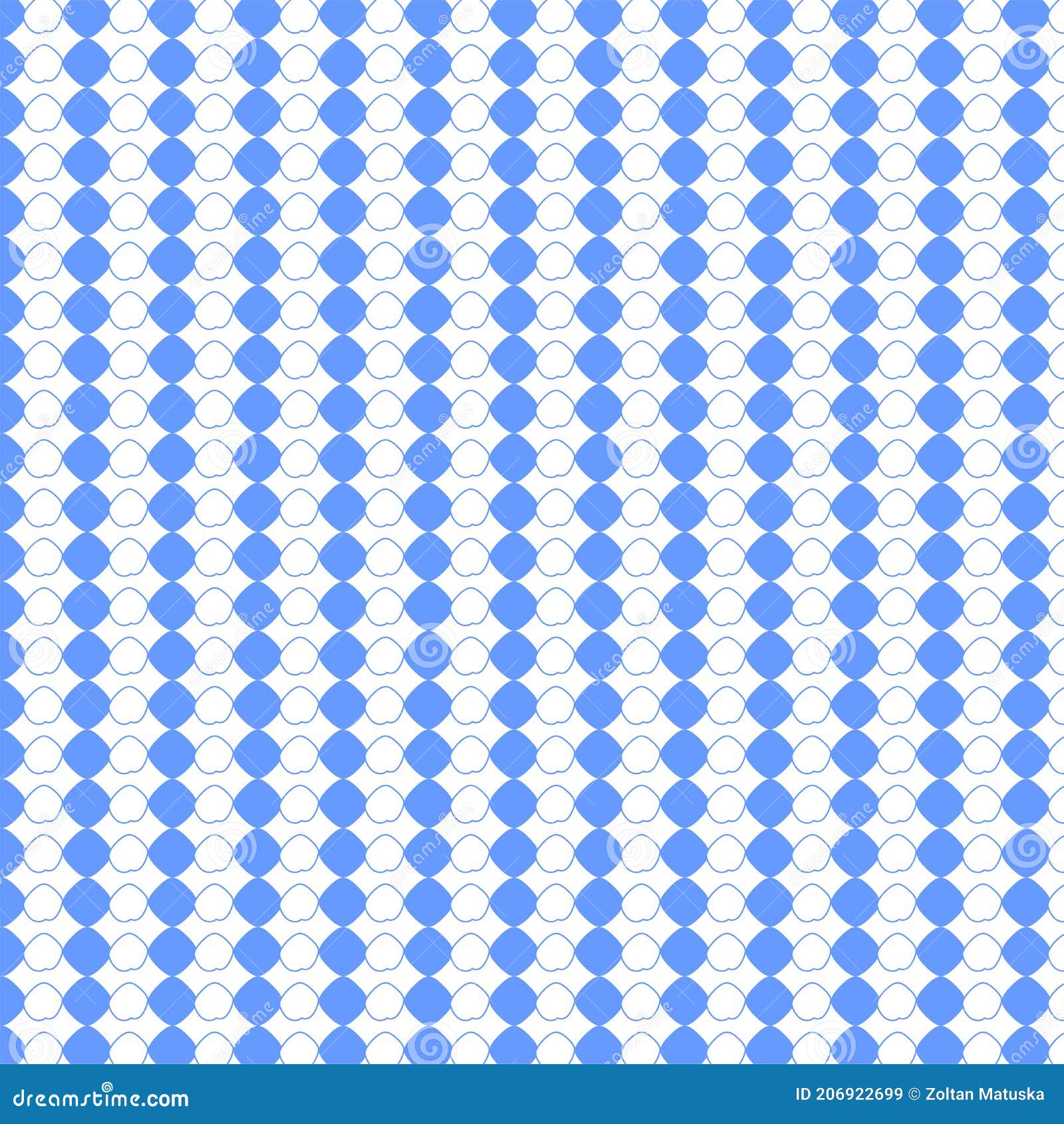 Blue Color Geometric Shape Gradient, Repeating Pattern, Vector ...