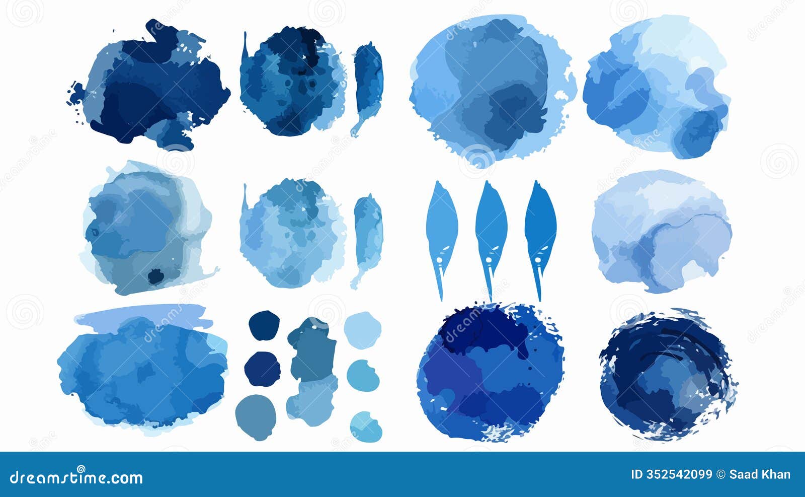 Vector Palette. 484 Shapes In Red Gamma Chaotically Scattered. Stock ...