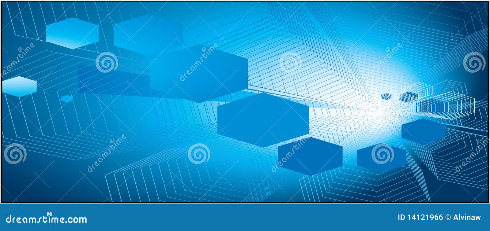 Blue Color Honey Comb Background Stock Illustration - Illustration of ...