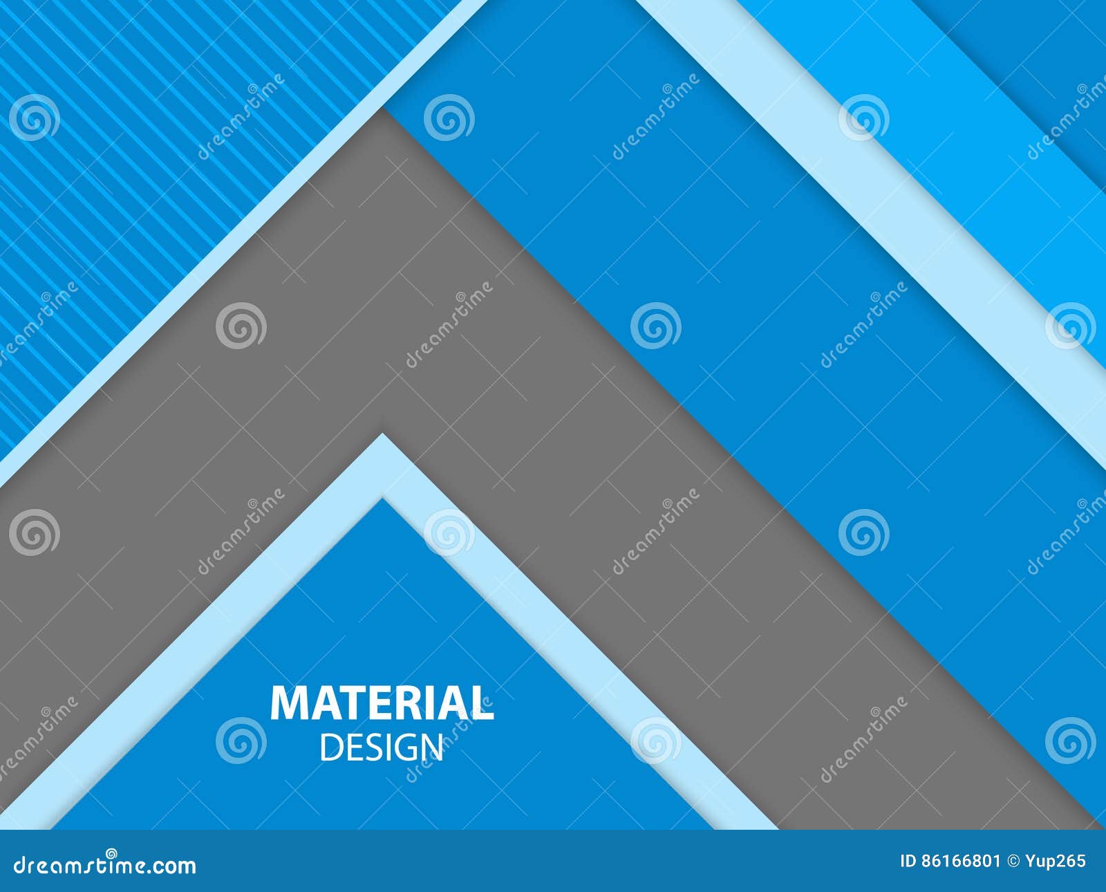 Blue Color Material Design Background Stock Vector - Illustration of ...