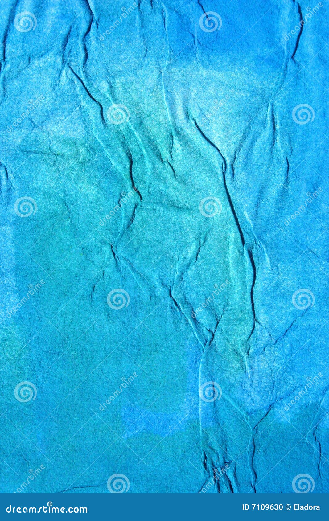 Blue color painted paper stock photo. Image of crushed - 7109630