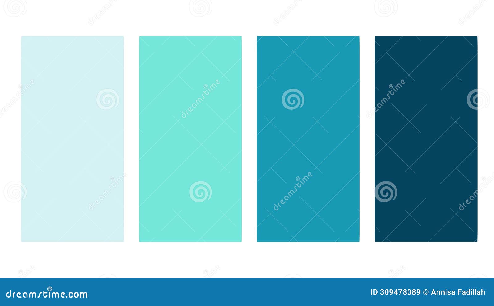 Blue Color Palette Set Of Bright Color Palette Combination In Rgb Hex Color Palette For Ui Ux