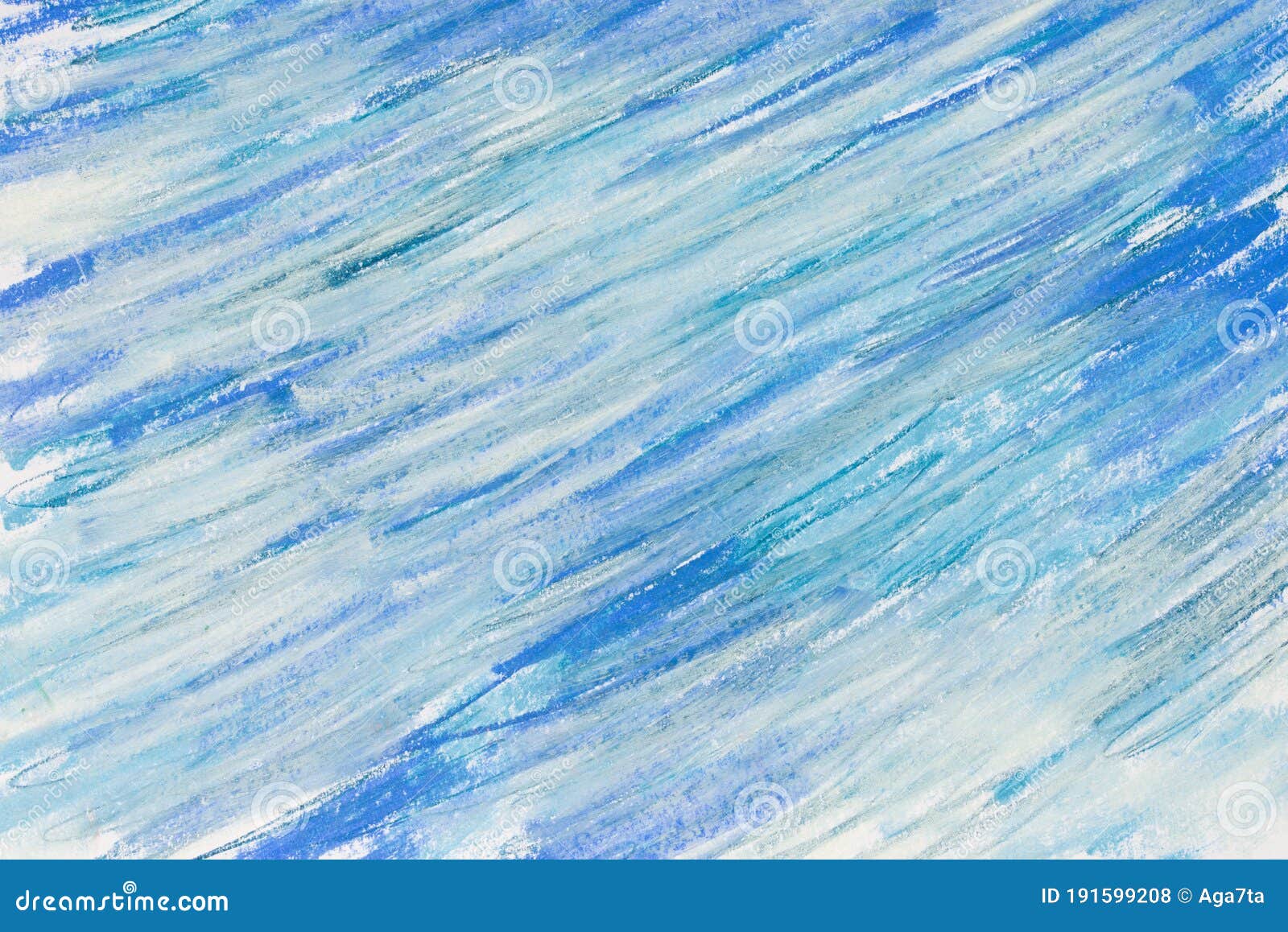 Blue Pastel Crayon Background Texture Stock Illustration - Illustration ...