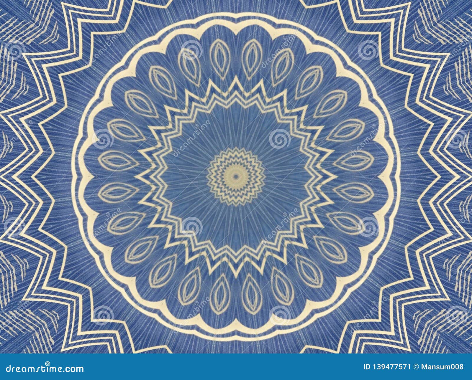 Blue Color Pattern Background Stock Illustration - Illustration of ...