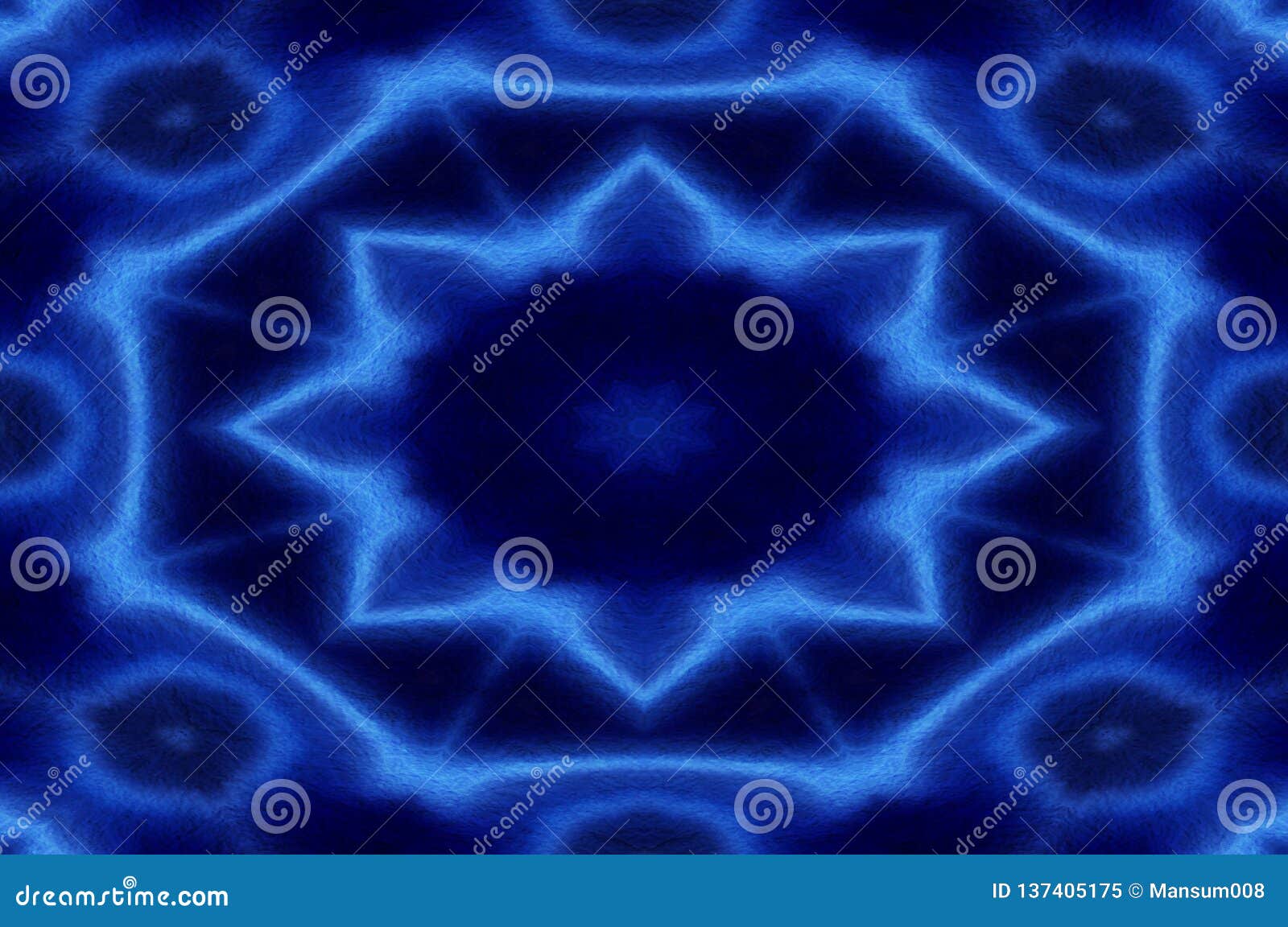 Blue Color Pattern Background Stock Illustration - Illustration of ...