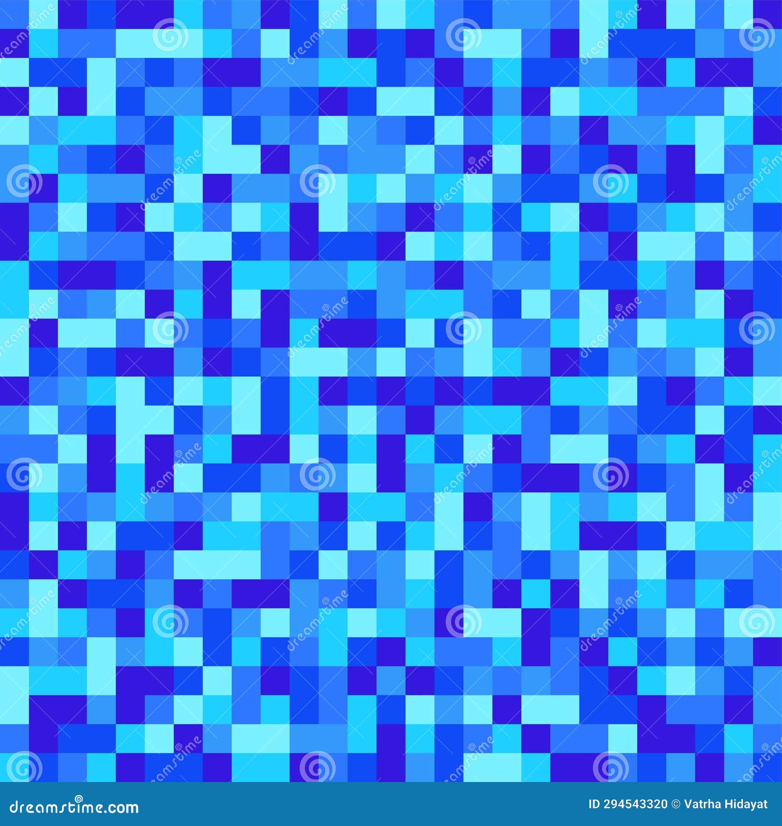 Blue Pixel Pattern or Background in Pixel Art Stock Vector ...