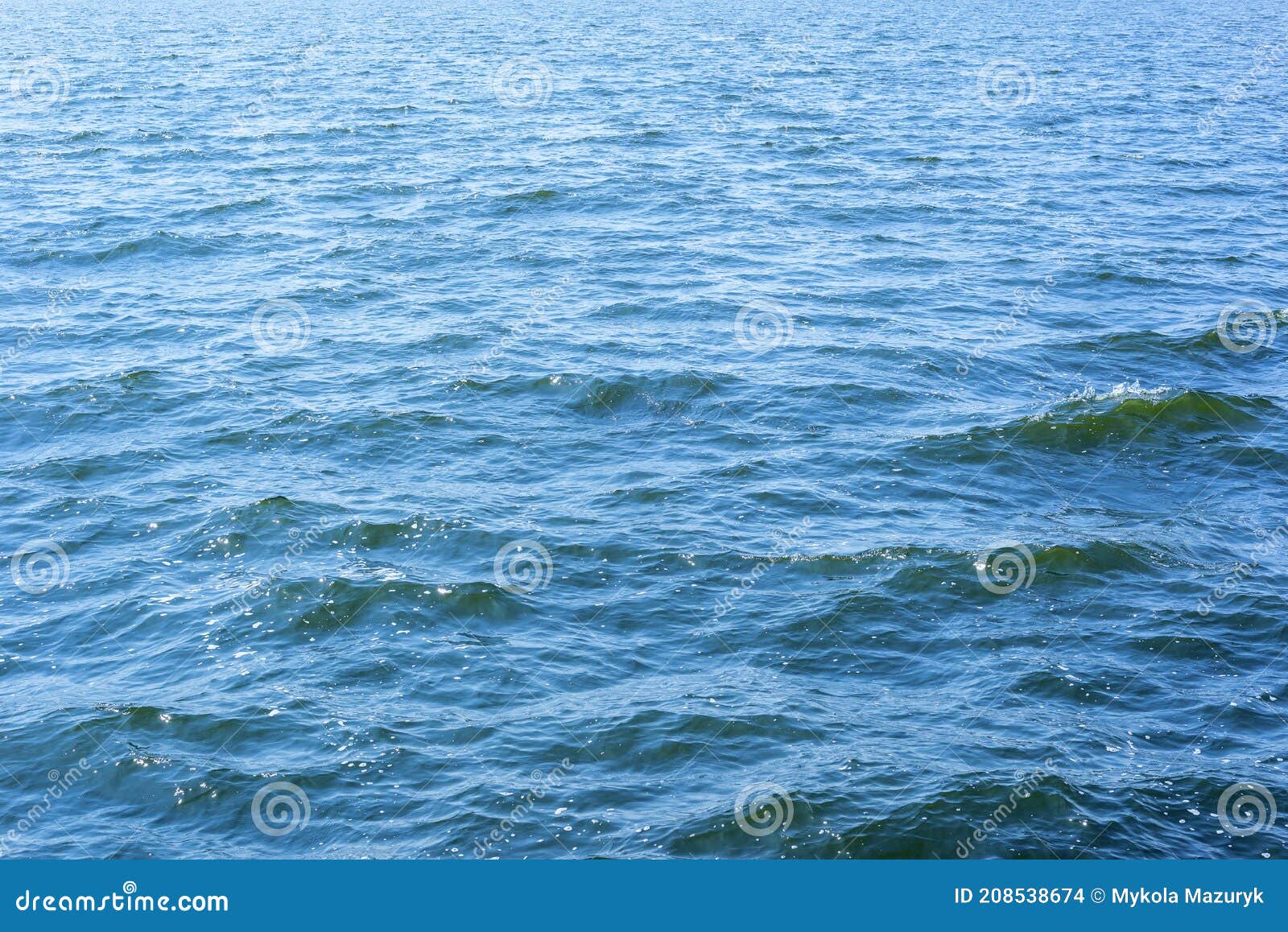 Blue Color Sea Waves Background Stock Photo - Image of clear, scenic ...