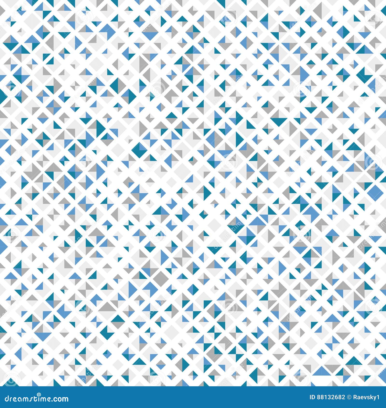 Blue Color Seamless Pattern with Rhombuses, Abstract Design Geometrical ...