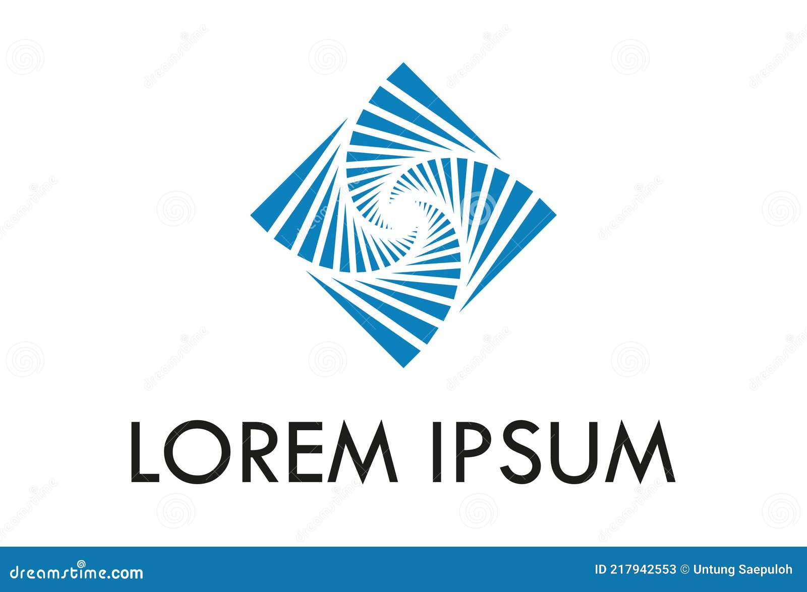 Square Rotate Diagonal Monogram Anagram Lettermark Logo Of Letter L E C ...