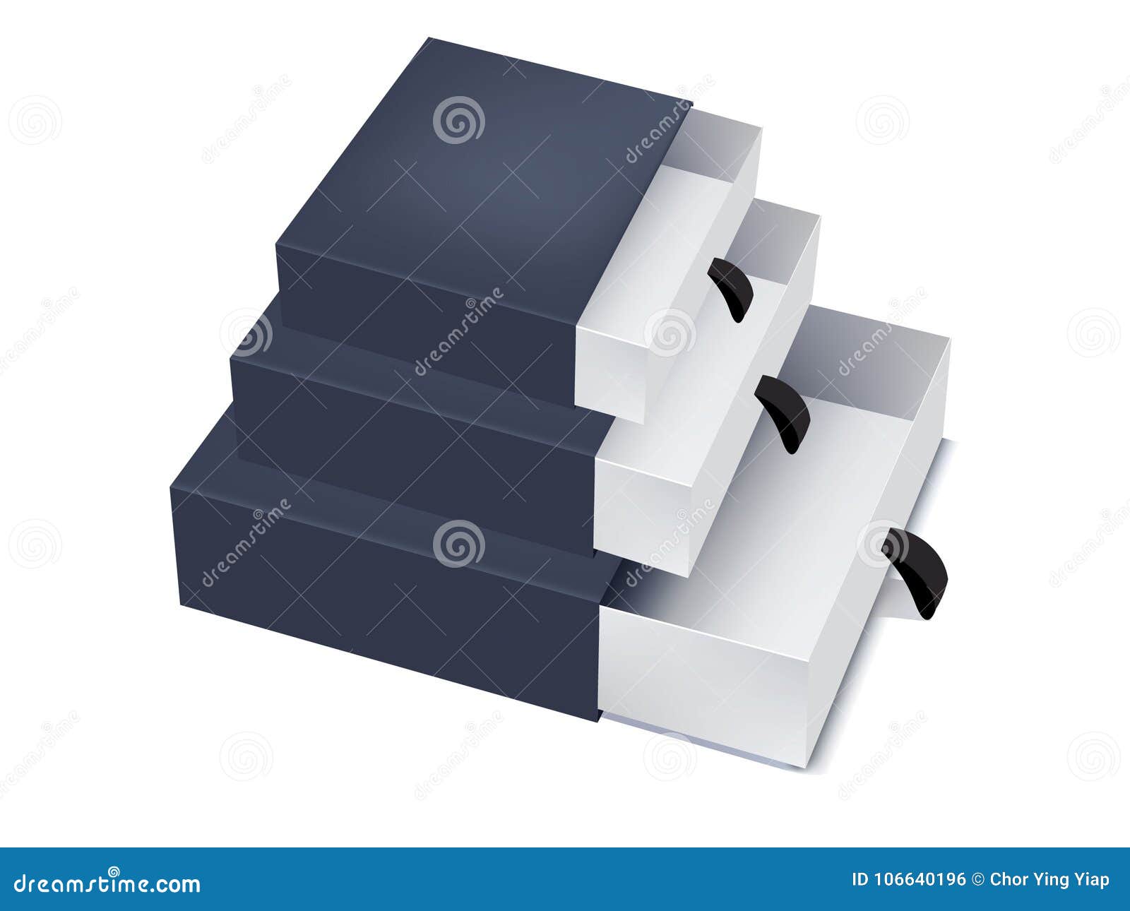 Blue Color Boxes - Packaging Stock Vector - Illustration of background ...