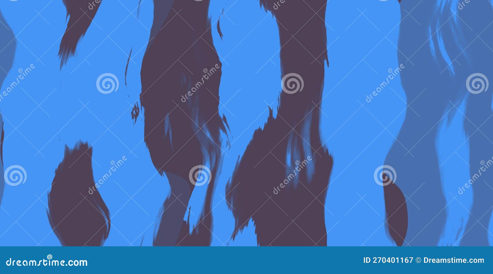 Blue Color Streaks Line Background. Colored Striped Smooth Blending ...