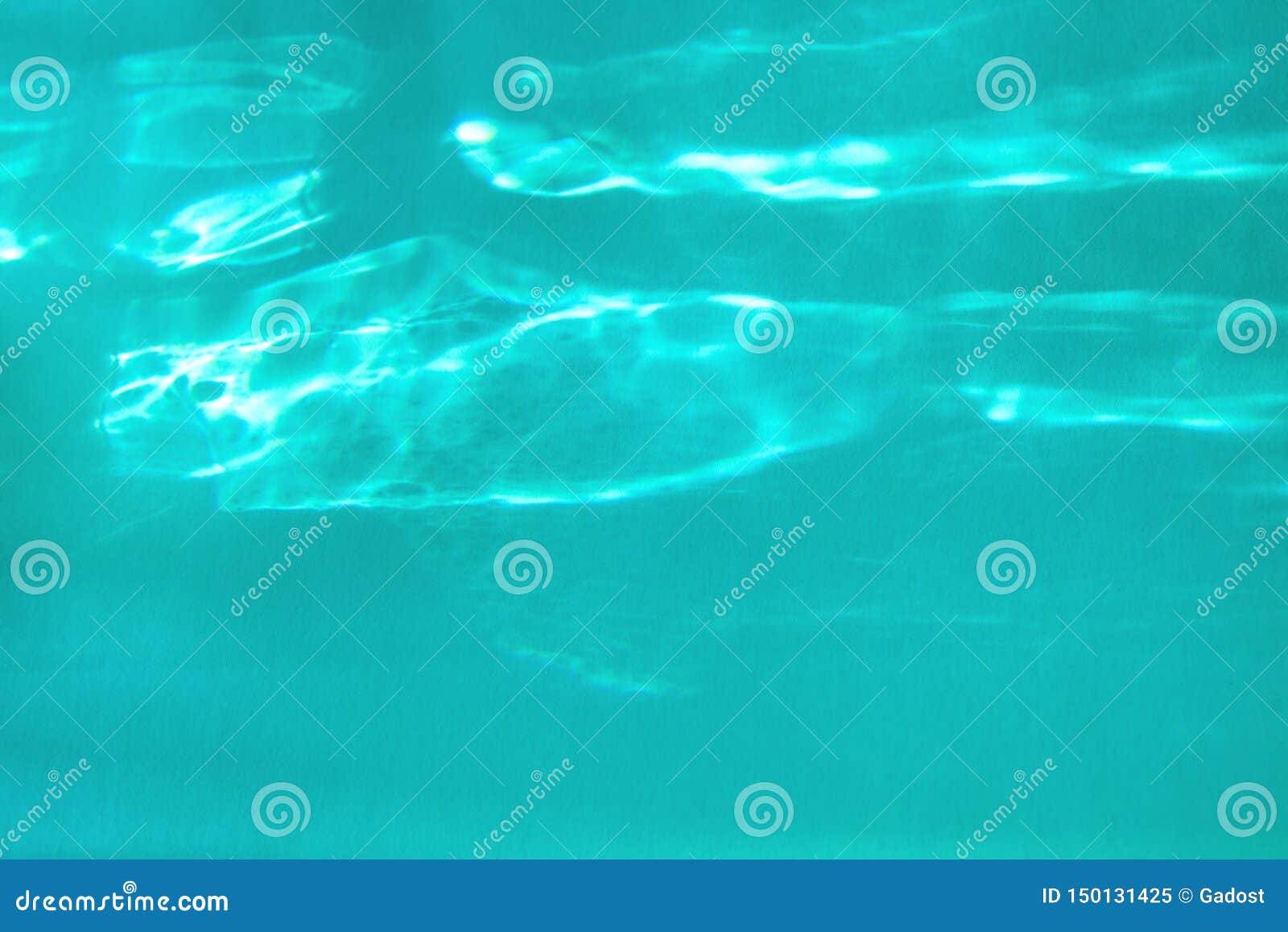 Blue Colored Abstract Background with Light and Shadows Caustic Effect ...
