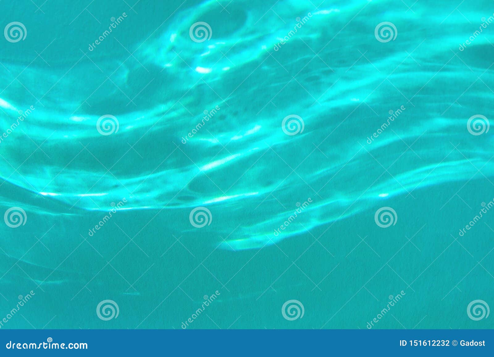 Blue Colored Abstract Background with Light and Shadows Caustic Effect ...