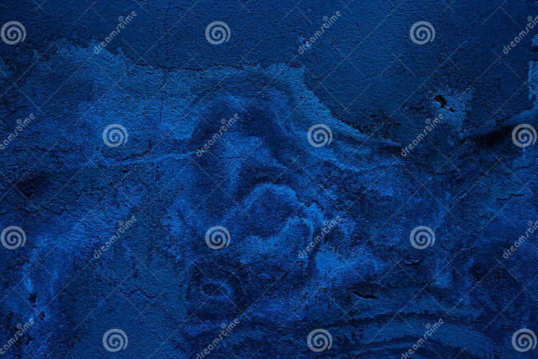 Blue Colored Abstract Wall Background with Textures of Different Shades ...