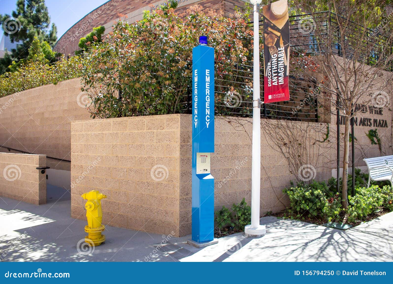 Blue emergency post editorial image. Image of crisis - 156794250