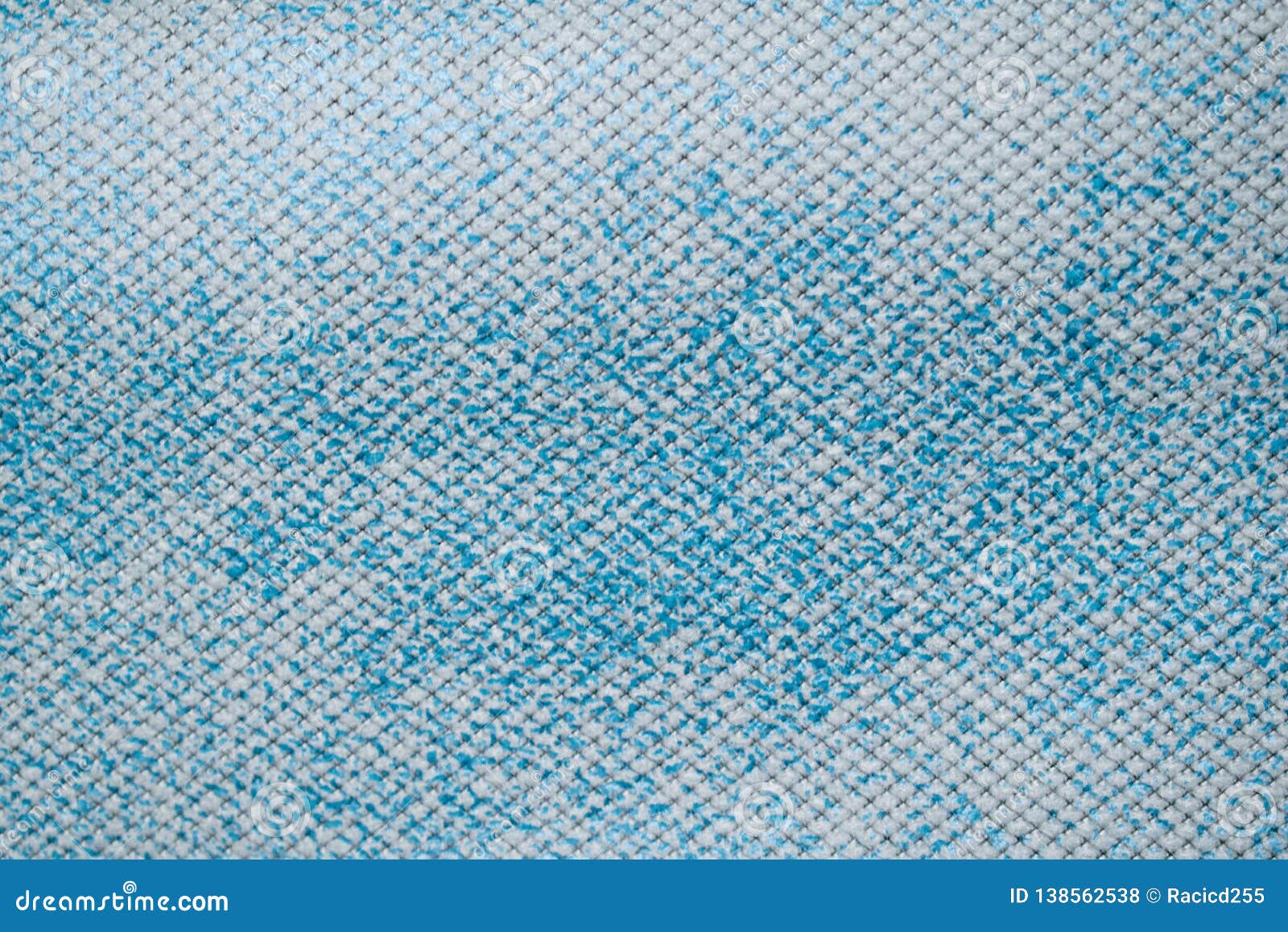 Halftone Blue White Fabric Swatch Samples Texture Unprinted Suiting ...
